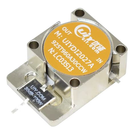 Counter Clockwise Rf Drop In Isolator Uiydi2027a Rf Ferrite Isolator For 1805~1880mhz