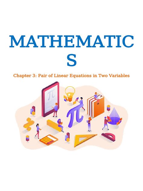 chapter 3 pair of linear equations in two variables pdf