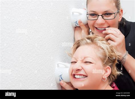 Woman Women Curious Stock Photo Alamy