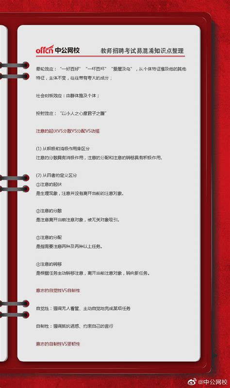 教师招聘考试易混淆知识点整理！考试前需区分开！ 搜狐大视野 搜狐新闻