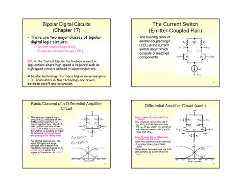 Lecture Slides For Analog And Digital Electronics Ee 334 Docsity