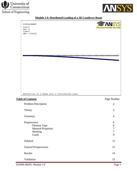 Pdf Module 19 Distributed Loading Of A 3d Cantilever Beamcassenti