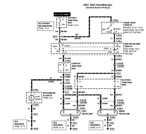 Wiring Diagram For Headlight Dimmer Switch