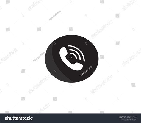 전화 아이콘 벡터 Illustrator 심볼 격리된 스톡 벡터로열티 프리 2082797794 Shutterstock