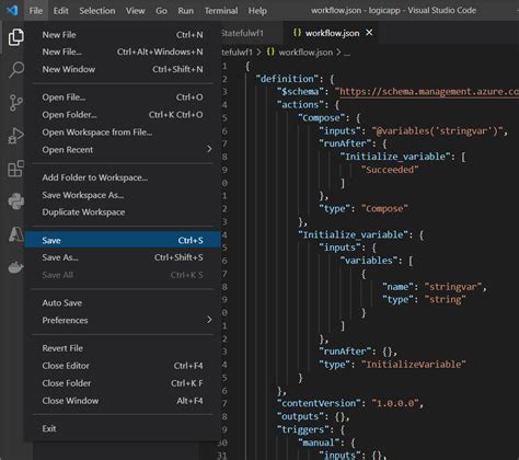 Visual Studio Code Standard Logic Apps Editing Existing Logic App Stack Overflow