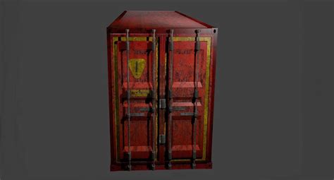 Shipping Container Multiple Parts 3d Model Cgtrader