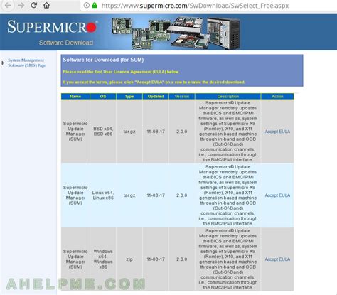 Update Supermicro Servers Firmware Bios Under Linux With The Sum Cli Any It Here Help Me