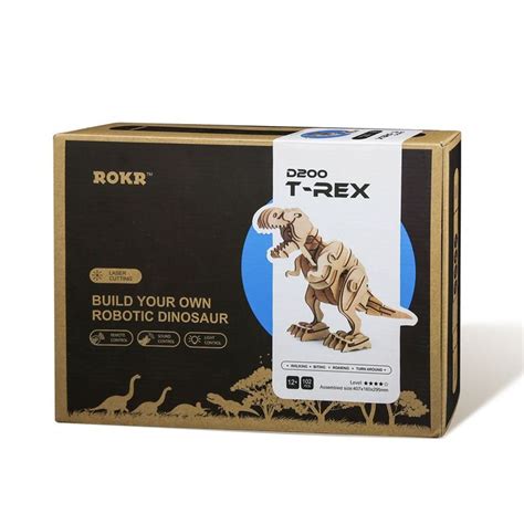 Robotime D200 Robotic T Rex Three Control Modes Rex Robot Desk Organization Diy