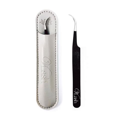 LashArt V LASH Tweezers Best Curved Tweezers For Russian Volume Lash Fans Eyelash Extensions