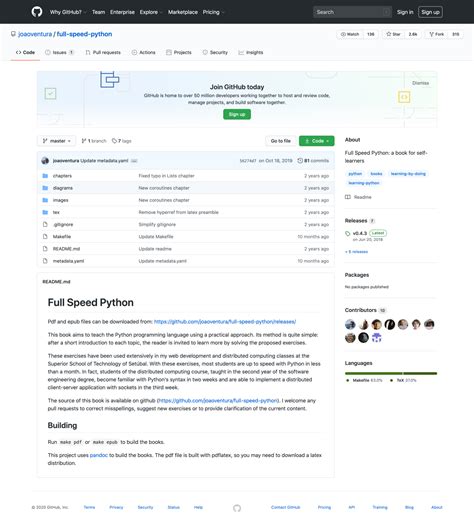 GitHub上学习Python的前7个仓库 python 菜鸟