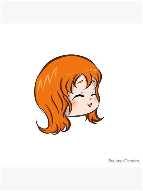 Smiling Ginger Chibi Art Board Print For Sale By Soybeantomato