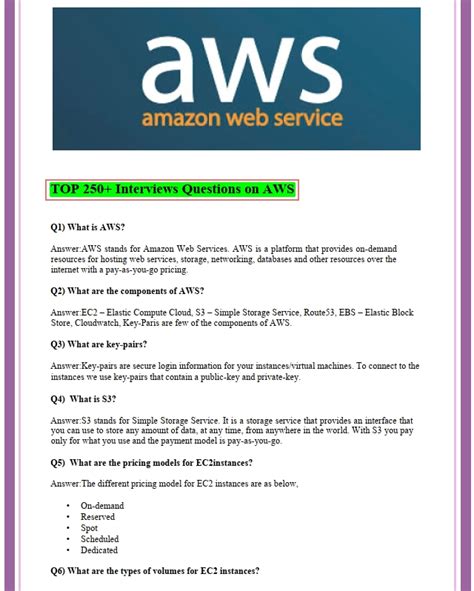 aws interview prep pdf pdf expert training
