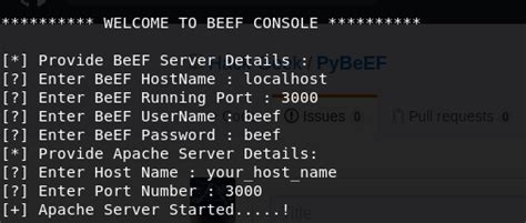GitHub Hack Geek PyBeEF BeEF Is Short For The Browser Exploitation Framework It Is A