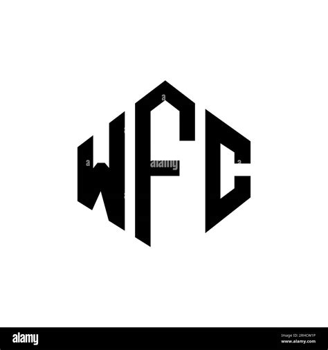 Wfc Letter Logo Design With Polygon Shape Wfc Polygon And Cube Shape Logo Design Wfc Hexagon