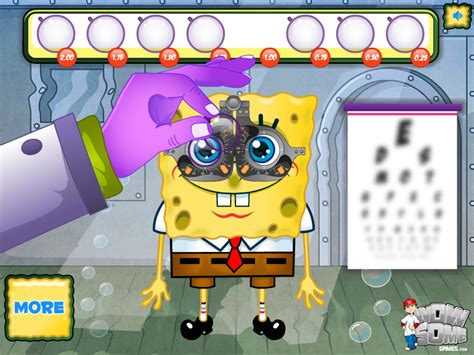 Spongebob Squarepants Eye Doctor Juegosweb