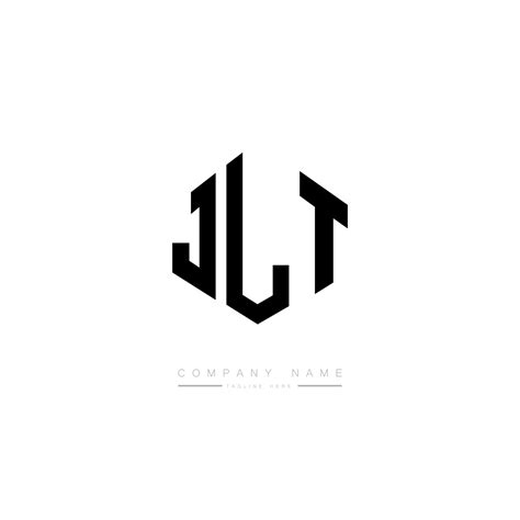 Jlt Letter Logo Design With Polygon Shape Jlt Polygon And Cube Shape