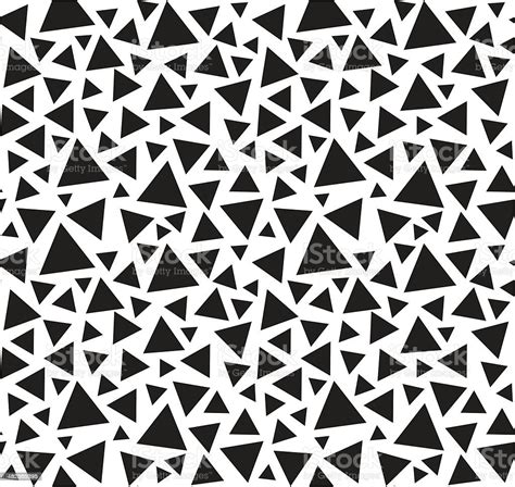 Seamless Triangle Pattern Vector Background Stock Illustration Download Image Now Abstract