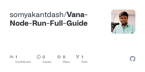 github somyakantdash vana node run full guide