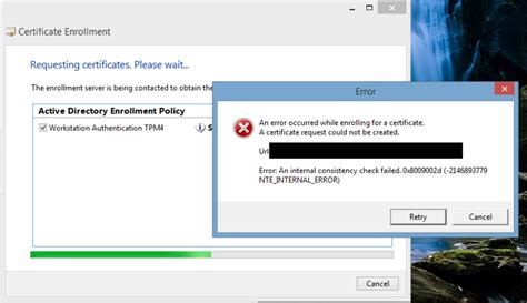 TPM Protected Authentication Certificate Enrollment Security Spiceworks Community