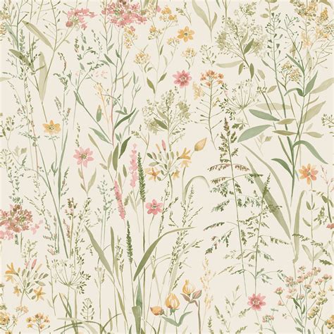 Free Flower Neutral Wallpaper Nobletts Wallpaper