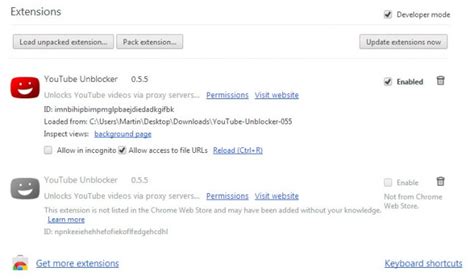 Unsupported Extensions Disabled How To Re Enable Blocked Extensions In Chrome GHacks Tech News
