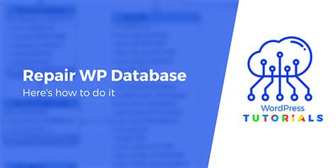 How To Repair WordPress Database An Easy Guide For Everyone