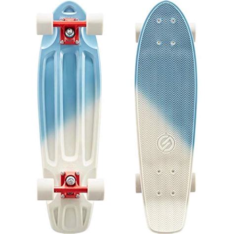 Buy Oxelo Big Yamba Cruiser Skateboard - Blue Beige Online at Low ...
