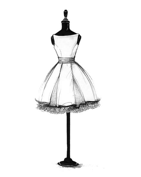 Mannequin Dress Drawing At Amanda Moretz Blog