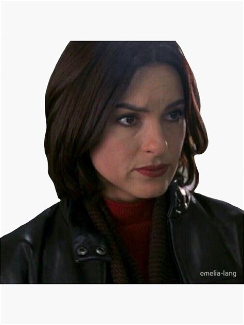 Olivia Benson Sticker By Emelia Lang Redbubble