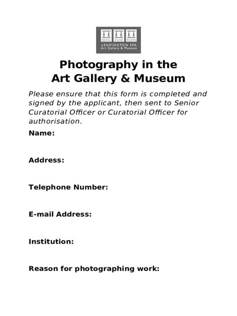 Photography Submissions Doc Template Pdffiller