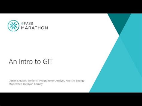 pass data community summit talk an intro to git open source from