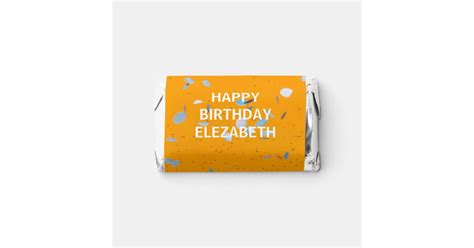 Personalized Birthday Miniature Candy Bar Wrapper Hersheys Miniatures Zazzle