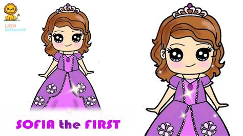 Howto Draw Cute Princess Sofia Fromsofia The First Youtube