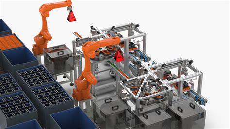 Fully Automatic Electric Meter Control And Upper Shell Assembly Line 3d