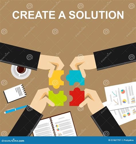 Create A Solution Illustration Making A Solution Concept Business
