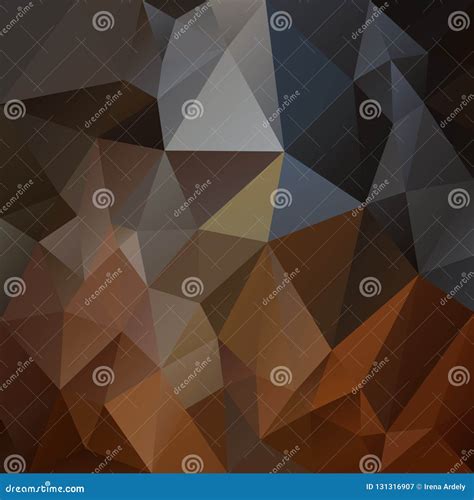 Vector Irregular Polygonal Square Background Triangle Low Poly