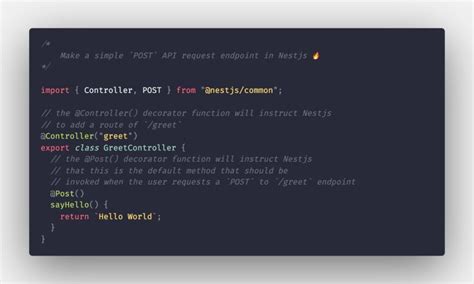 melvin george on linkedin nestjs developers api postrequest