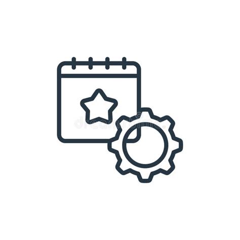 Event Management Icon Vector From Event Management Concept Thin Line Illustration Of Event