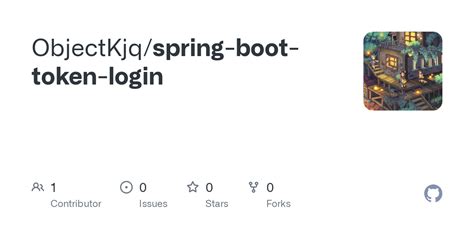 Github Objectkjq Spring Boot Token Login