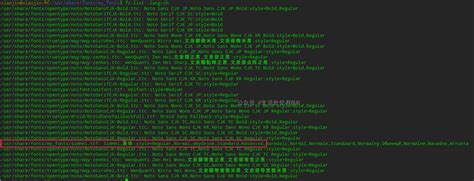 linux安装中文字体（已验证） 个人文章 segmentfault 思否