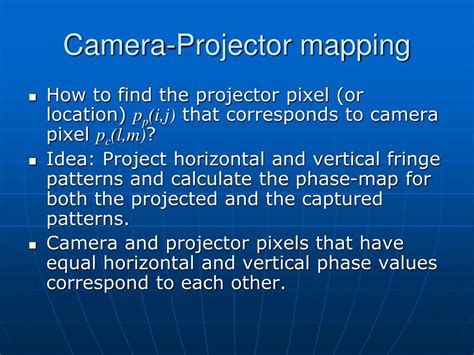 Ppt Validation Of Fringe Projection Measurements Using Inverse Fringe