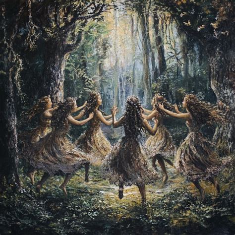 The Laughter Of Unseen Nymphs Echoes Through The Forest Beckoning You To Join Their Dance