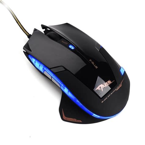 Victec E 3lue E Blue Gaming Mouse Mazer Type R Ems124 Black 6d W4 Motion Dpi 2400