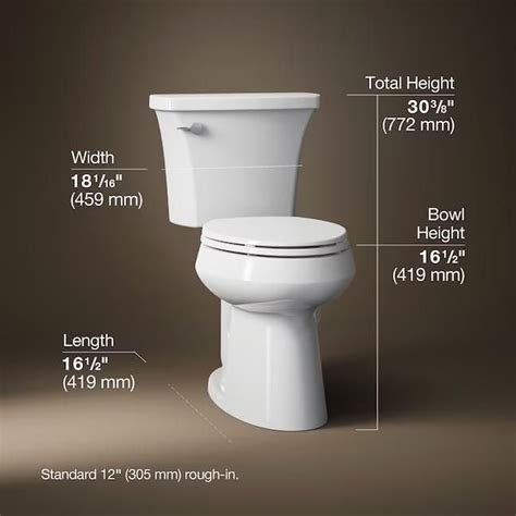 American Standard Champion Tall Height 2 Piece High Efficiency 1 28 Gpf