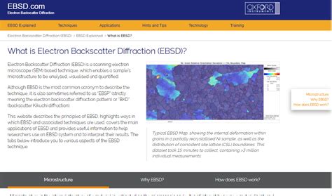 Can We Make EBSD Easier Oxford Instruments