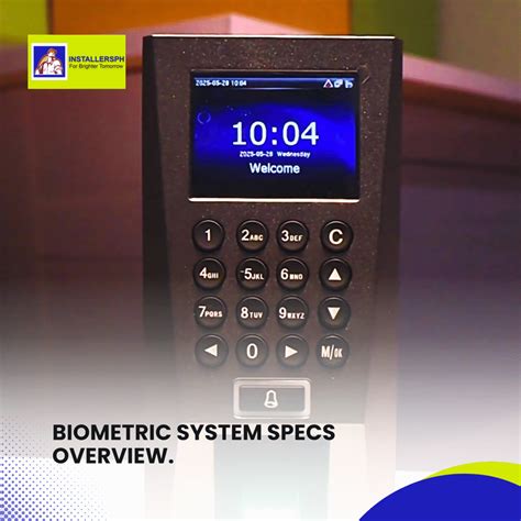 Biometric System Specs Overview