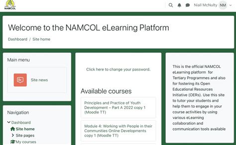 Creating A Moodle Certificate Course For English Proficiency In Namibia