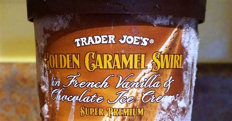 exploring trader joe s trader joe s golden caramel swirl in french