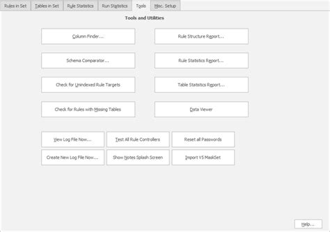 the tools tab data masker 6 product documentation