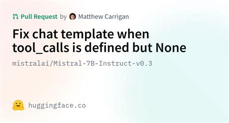 mistralai mistral 7b instruct v0 3 · fix chat template when tool calls